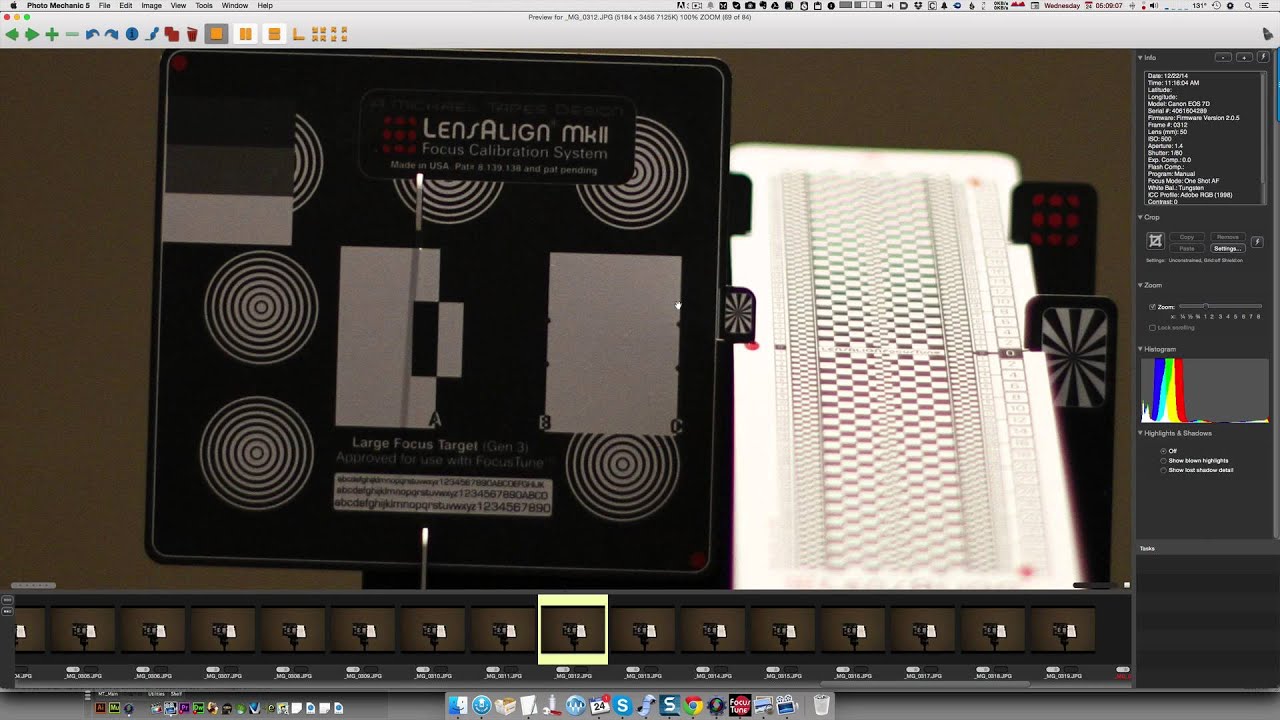 LensAlign/FocusTune User Case Studies PArt 3 - 7D/50f14 141224 - YouTube