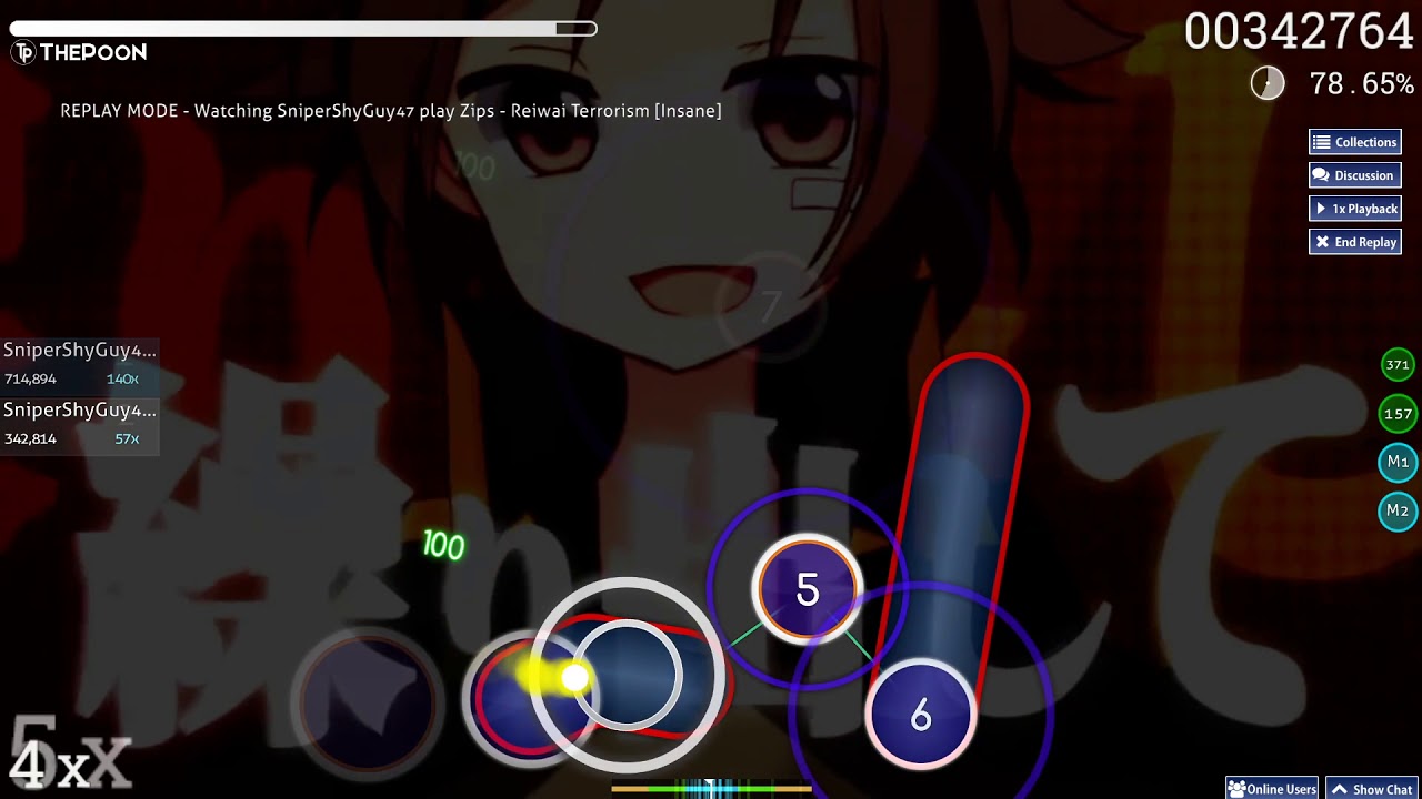 High BPM Osu Gameplay - YouTube