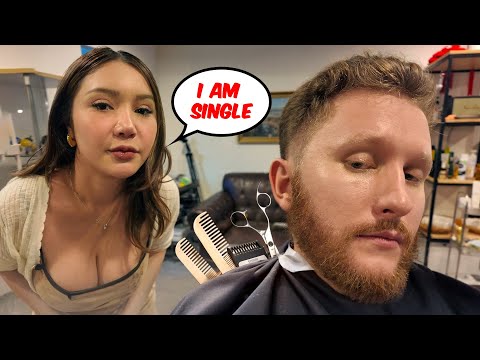 GREAT TIME with🔥HOT Thai LADY Barber💈VIP Service Package in BANGKOK 🇹🇭