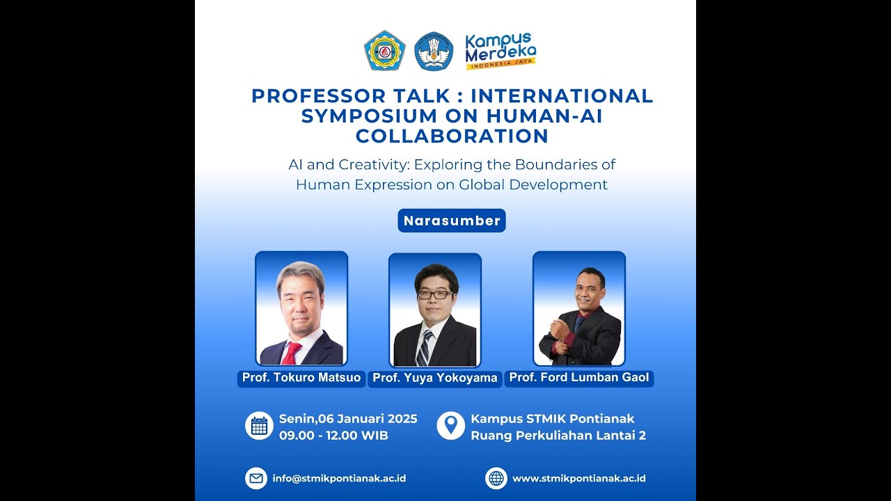 Professor Talk: International Symposium On Human-AI Collaboration (6 Januari 2025) - YouTube