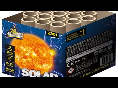 Solar 19 shots Evolution fireworks - YouTube