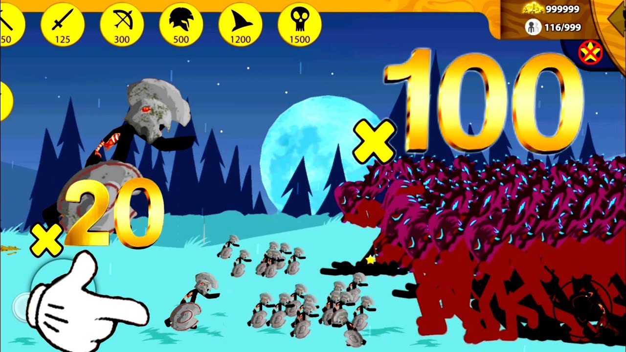 Little Zombie Stone Giant vs Vamp Army | Stick War Legacy - YouTube