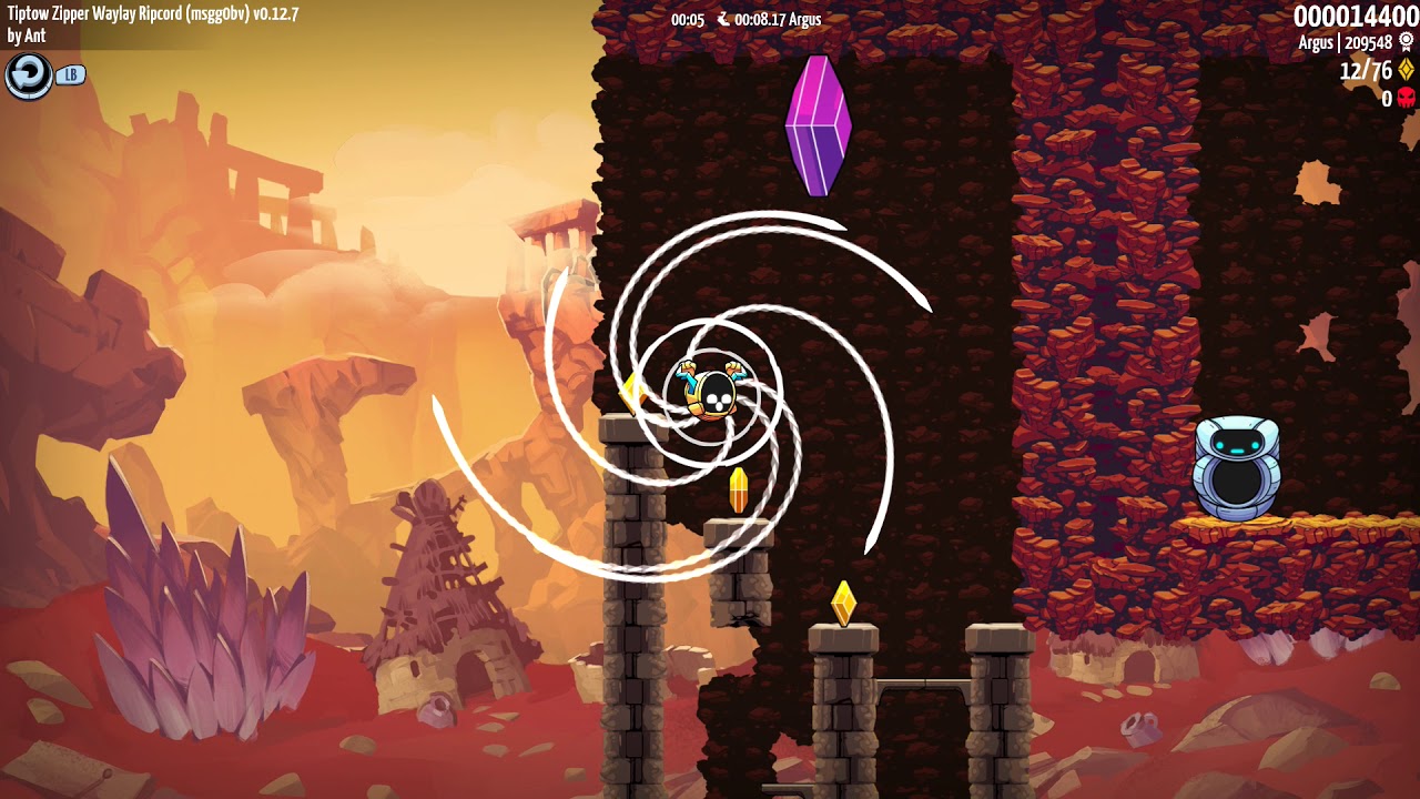 LevelHead [CL] - Tiptow Zipper Waylay Ripcord by Ant (Speedrun) - YouTube