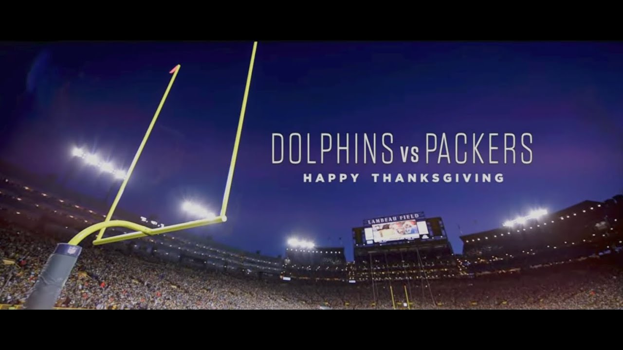 Dolphins @ Packers - NFL On NBC Thanksgiving Game Intro/Start - YouTube
