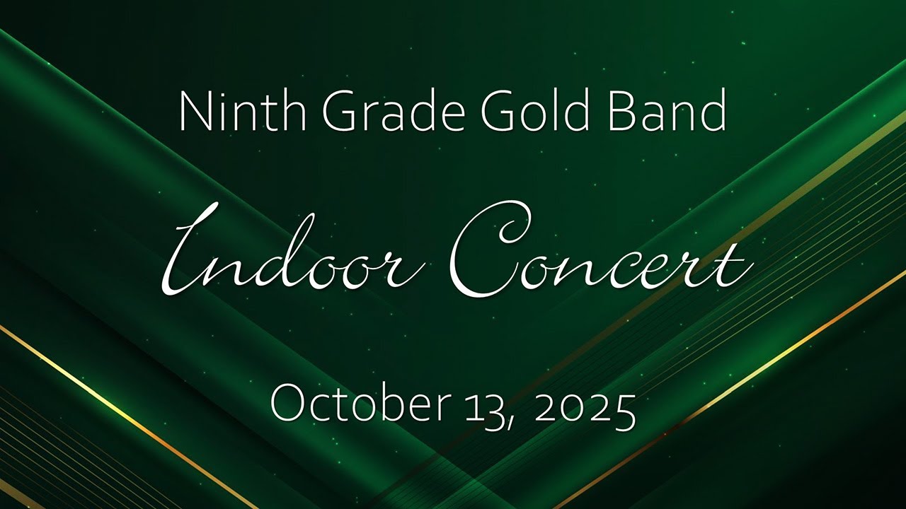 2025 1013 Mayo Bands Ninth Grade Gold Band - YouTube