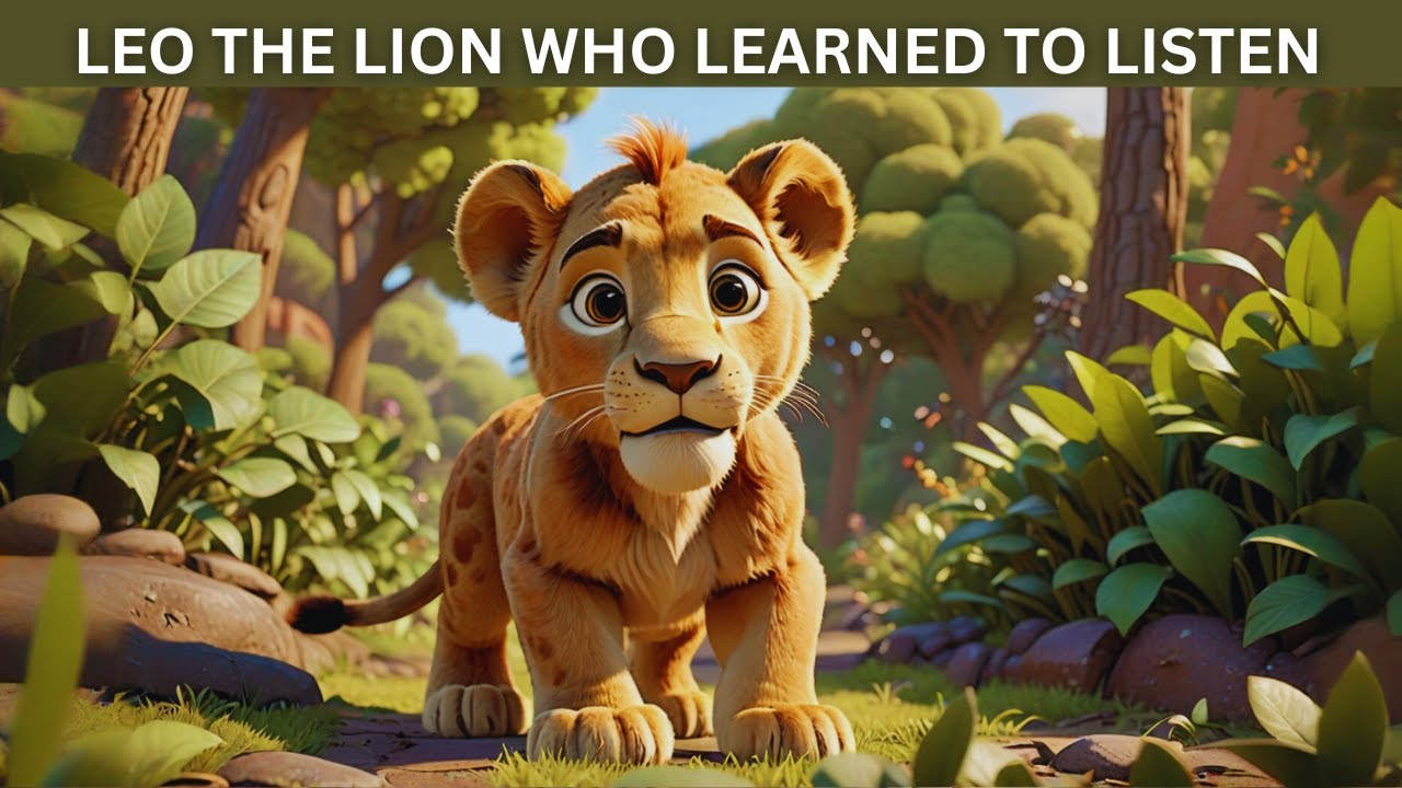 Leo the Lion Learned to Listen 🦁 | Bedtime Story for Kids | Kids Story ...
