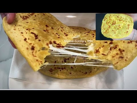 TORTILLAS LARGAS DE MAÍZ 🌽 RELLENAS DE QUESO MOZZARELLA ¡quedaron ...