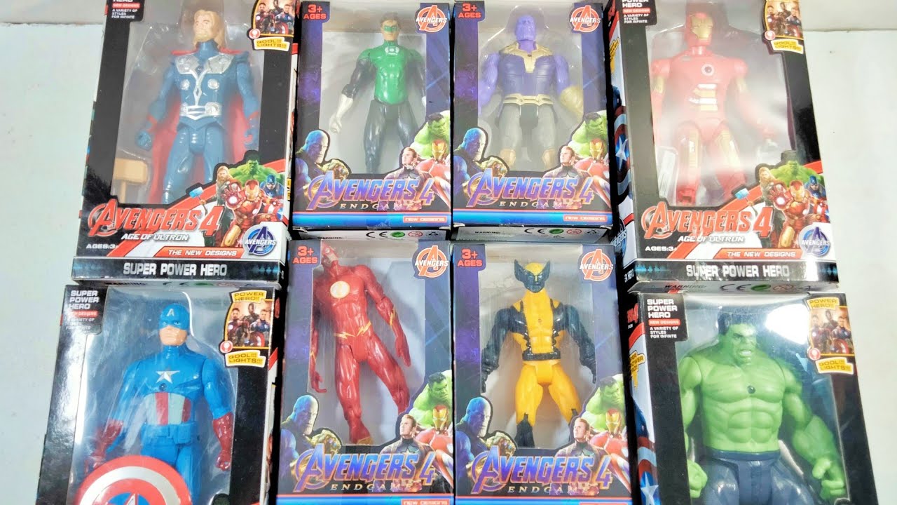 AVENGERS TOYS #12/Action Figures/Unboxing/Cheap Price/Ironman,Hulk,Thor ...