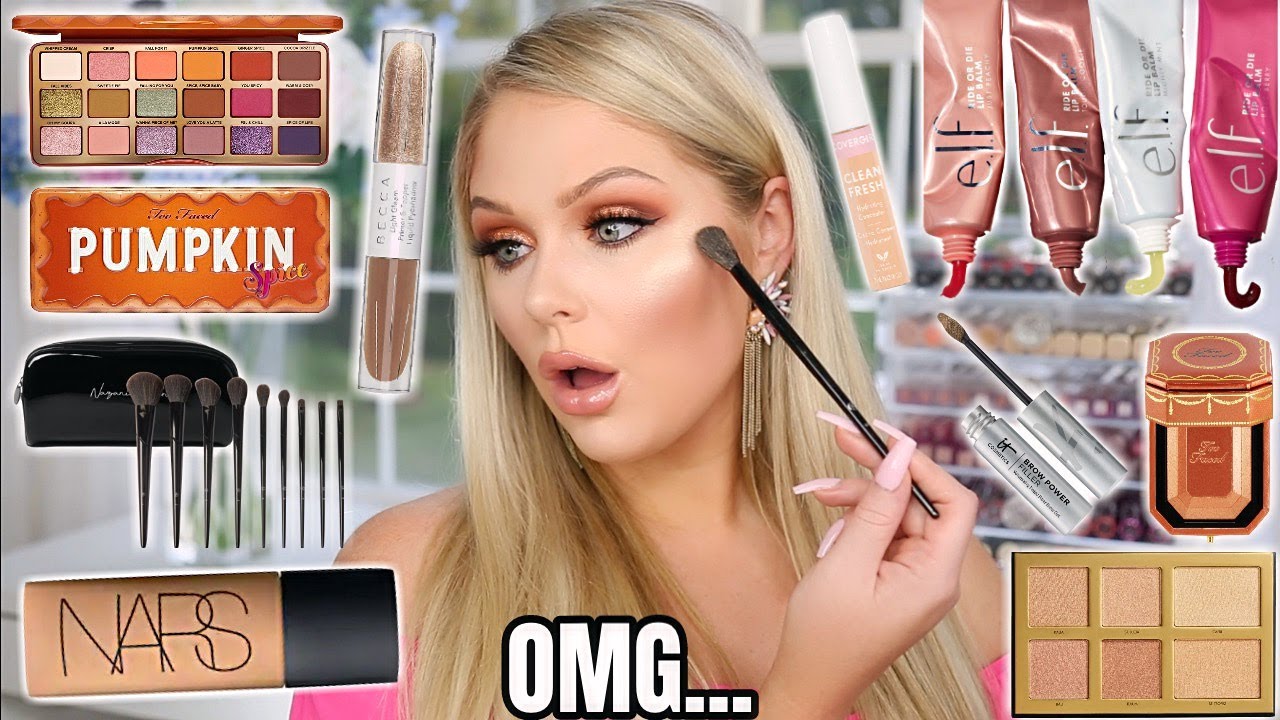 FULL FACE OF NEW VIRAL OVERHYPED MAKEUP TESTED | FULL FACE FIRST ...