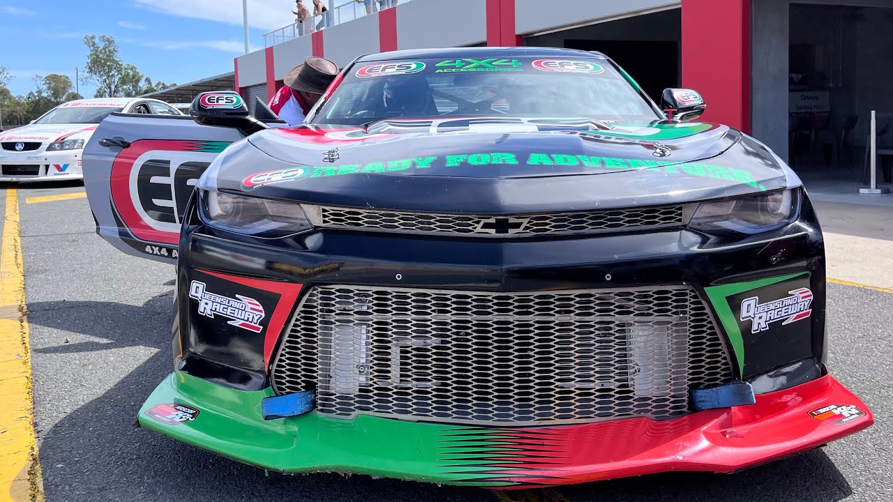 V8 Camaro Drivers Experience Queensland Raceway Australia 🇦🇺 - YouTube