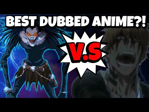 BLEACH IS THE BEST DUBBED ANIME? Top 10 Dubbed Anime?! - YouTube