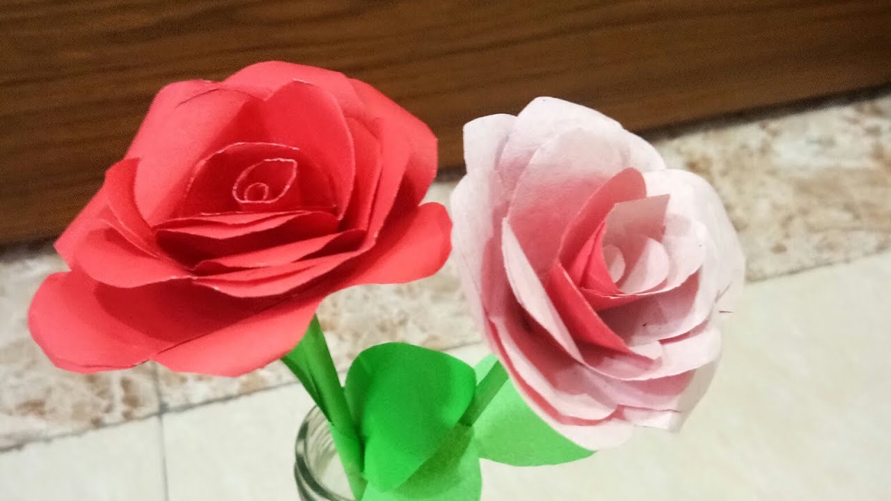 How to make a flower with origami sheets - YouTube