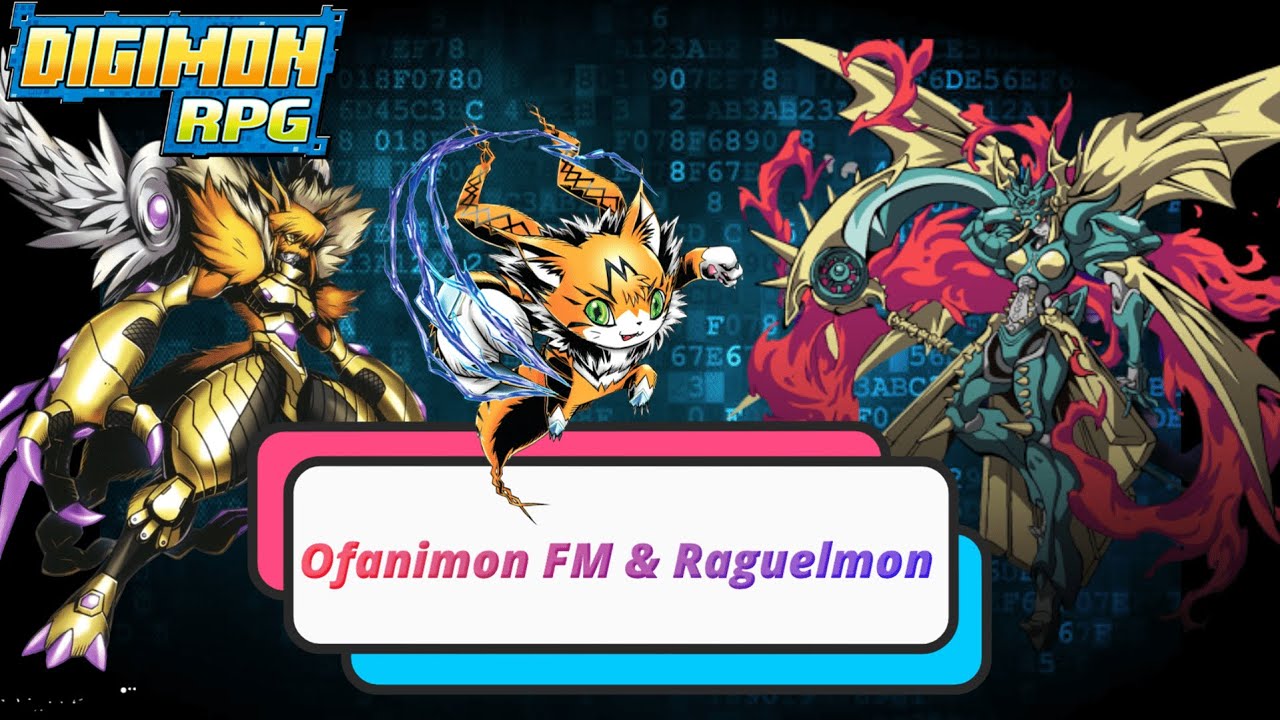 Digimon RPG Online: Mame Shop - Ofanimon Falldown Mode & Raguelmon ...