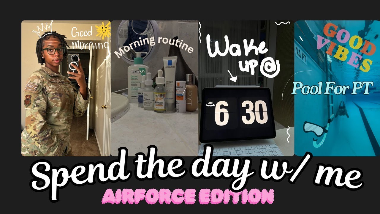 DAY IN THE LIFE: MILITARY EDITION ️ | Active Duty, Morning routine, Air ...