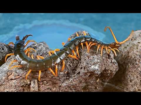 Моя НОВАЯ ГИГАНТСКАЯ Сколопендра в Террариуме!