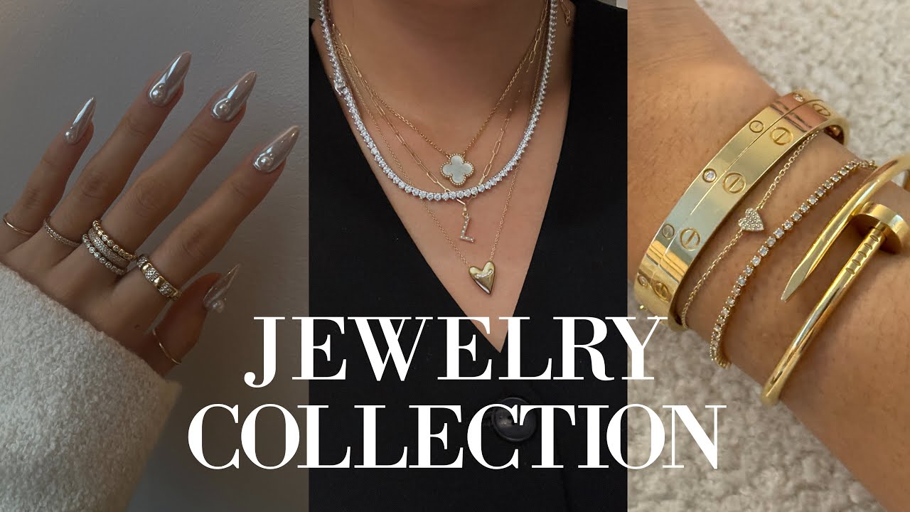 JEWELRY COLLECTION 2023| everyday jewelry & favorite brands ft. Cartier ...