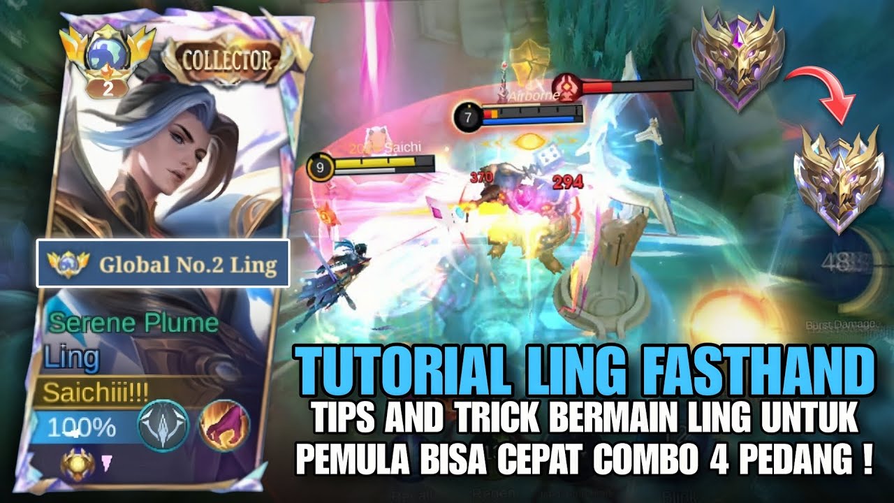 TUTORIAL MENJADI LING FASTHAND | TIPS AND TRICK BERMAIN LING UNTUK PEMULA - Mobile Legends - YouTube