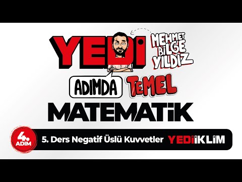 Yedi Adımda Temel Matematik (Tyt-Kpss-Ales-Dgs) 4. Adım 5. Ders Negatif Üslü Kuvvetler