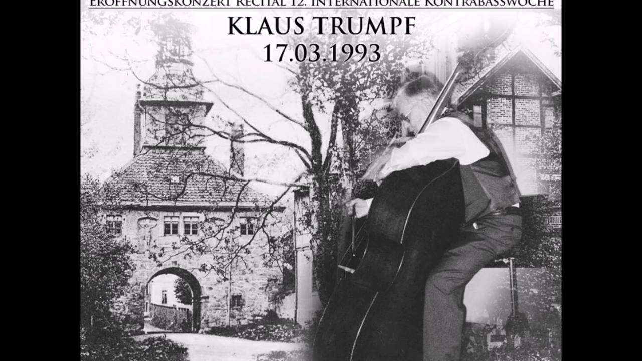 Knut Güttler - Greensleeves für Solo-Kontrabass - YouTube