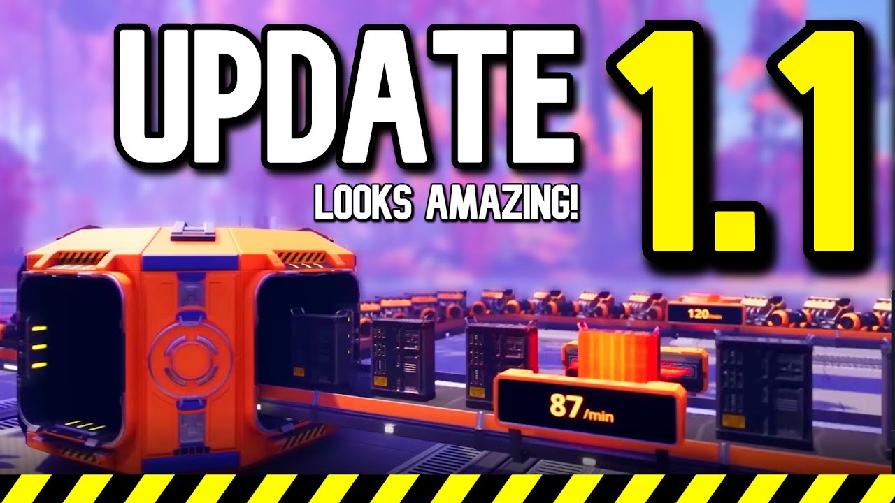 Satisfactory UPDATE 1.1 looks AMAZING! (New Gameplay) - YouTube