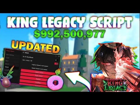 *UPDATED* King Legacy Script (PASTEBIN 2024) (GET FRUITS, AUTO LEVEL ...