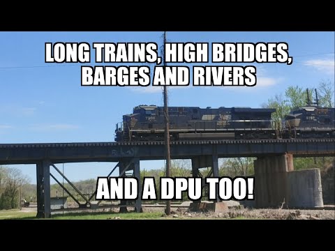 High bridges, Rivers, Barges and Trains & Jaw Tooth too! Trains in ...