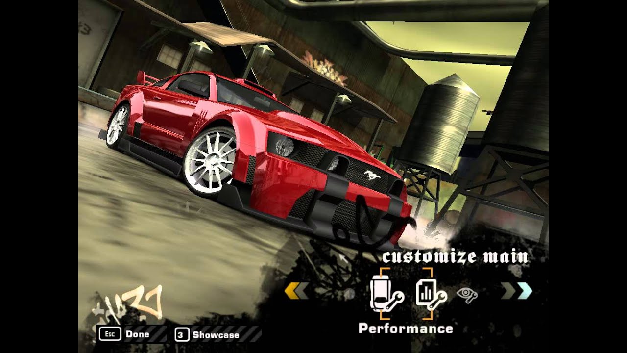 Need For Speed Most Wanted How To Make Razor's MustangGt - YouTube