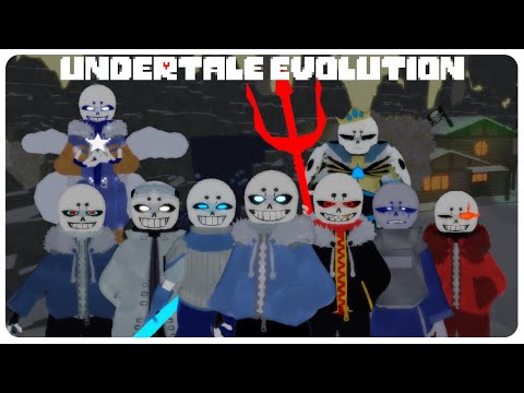 All Current Sans Characters Showcase [Undertale Evolution] - YouTube