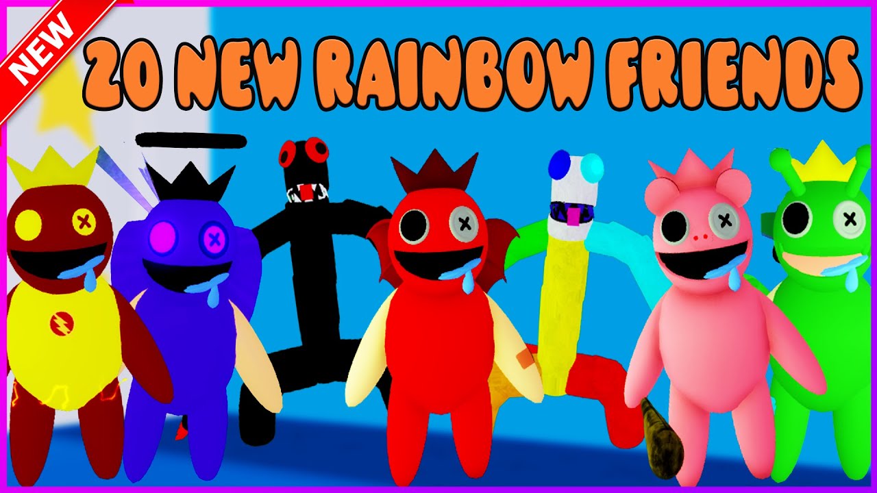 Rainbow Friends Morphs - How To Find ALL 20 NEW RAINBOW FRIENDS ...