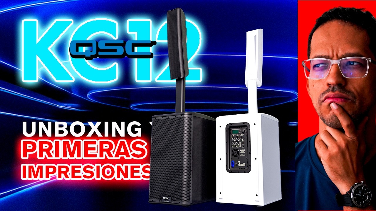 ¡NUEVO Altavoz QSC KC12 BRUTAL Unboxing y Primera Impresión! - YouTube