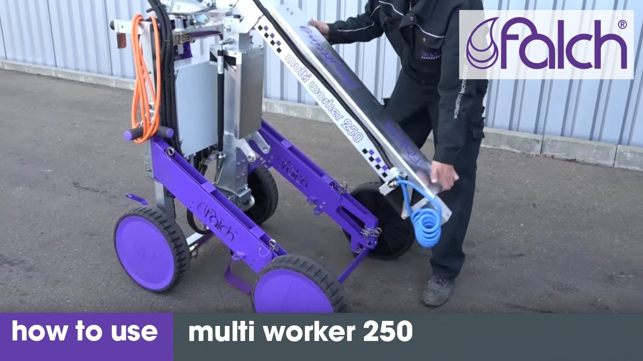 falch multi worker 250 - how to use - www.falch.com - YouTube