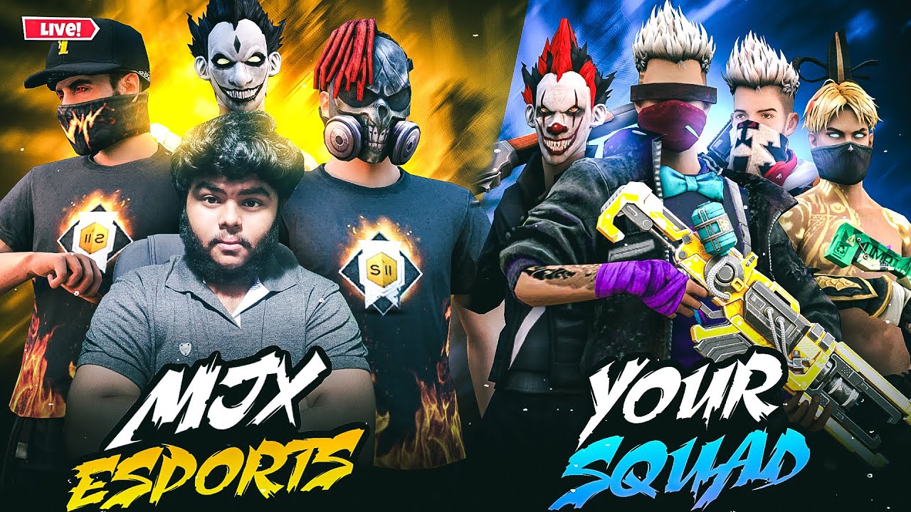 🛑[Live]CAN YOU DEFEAT US ON LIMITED 4V4 ?? MJX MOB 1 VS YOUR SQUAD ...