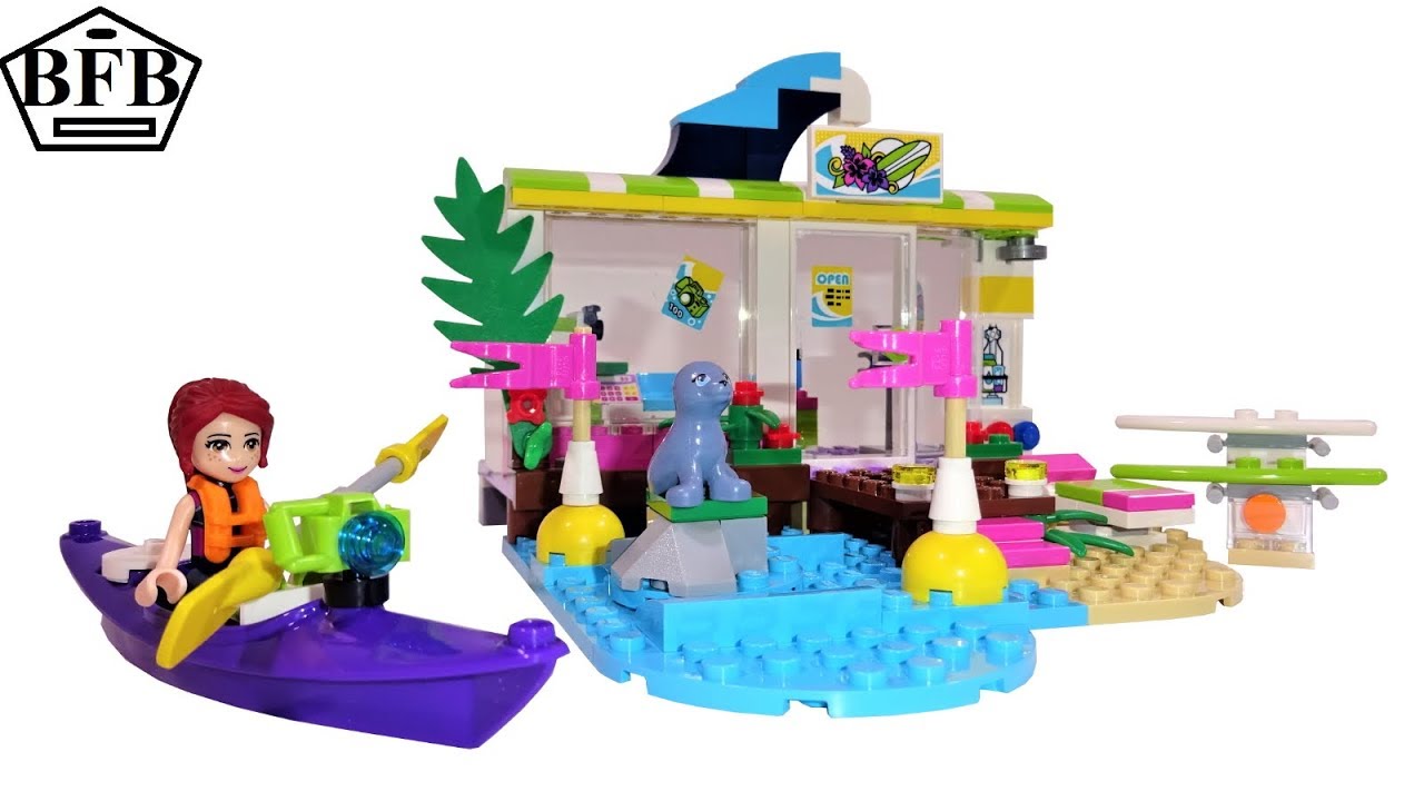 Lego Friends 41315 | Surfladen | Heartlake Surf Shop | Lego Speed Build ...