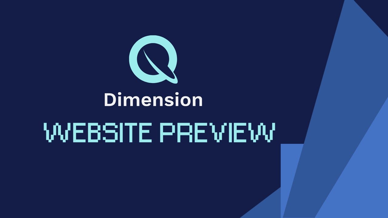 DIMENSION STORE - WEBSITE PREVIEW - NHÓM 4 22CTT4A - YouTube