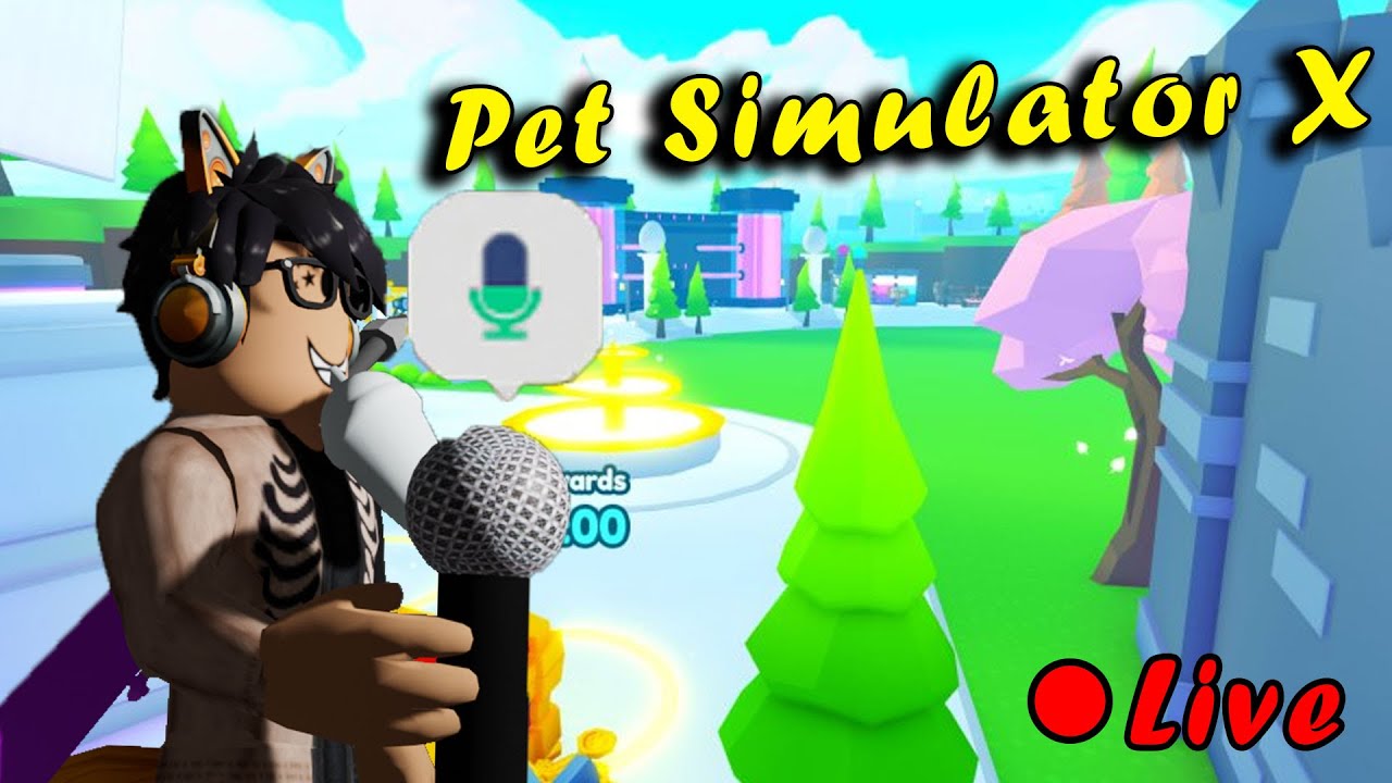 🔴 Voice Chat & Trading Plaza Update | New Pets 🛸 | Pet Simulator X Live ...