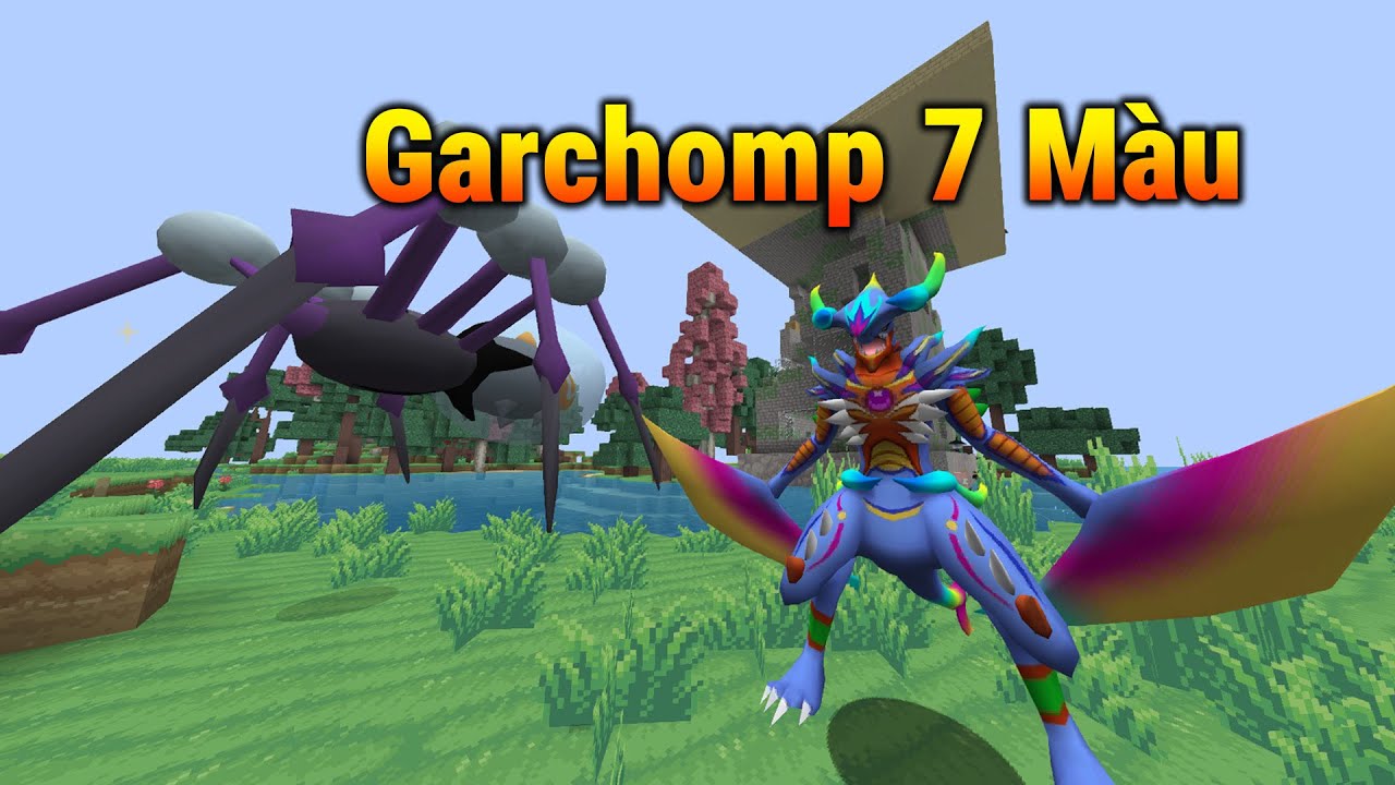 PIXELMON SIÊU CẤP tập 9| Bắt Garchomp có màu hường - YouTube