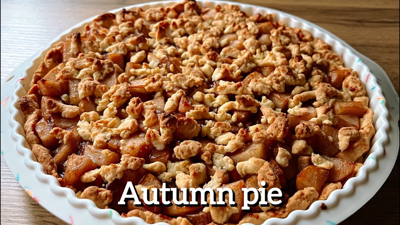 AUTUMN PIE RECIPE: the coziest pie this fall - YouTube