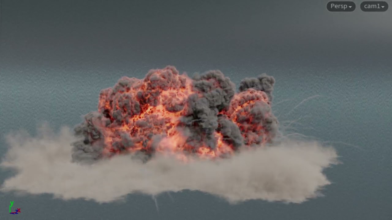 Houdini explosions , pyrosolver, pyro burst source and pyro trail - YouTube