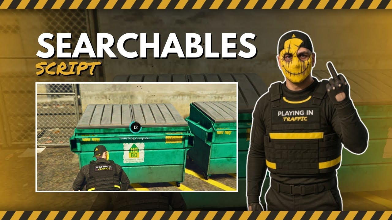 FiveM Searchable Props Script - QB | ESX | QBOX | OX | ND Core - YouTube