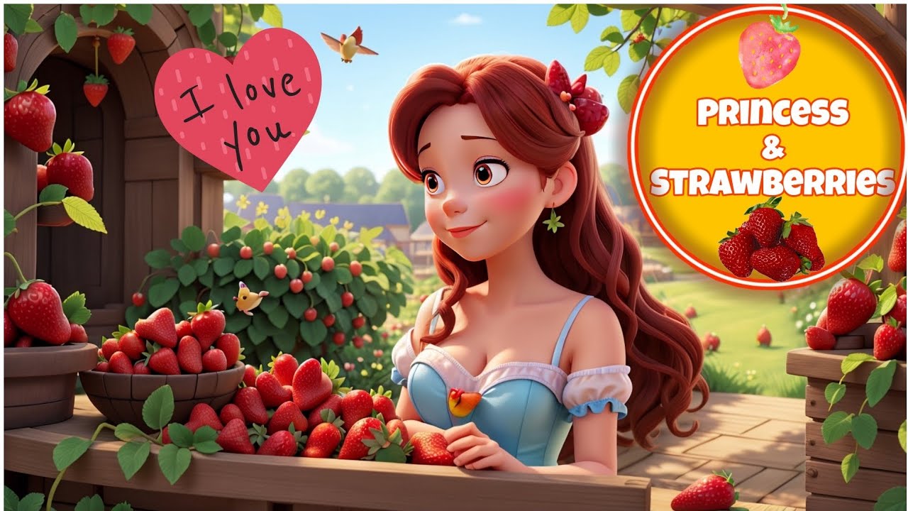 Princess & Strawberries 🍓🍓🍓🍓 - YouTube