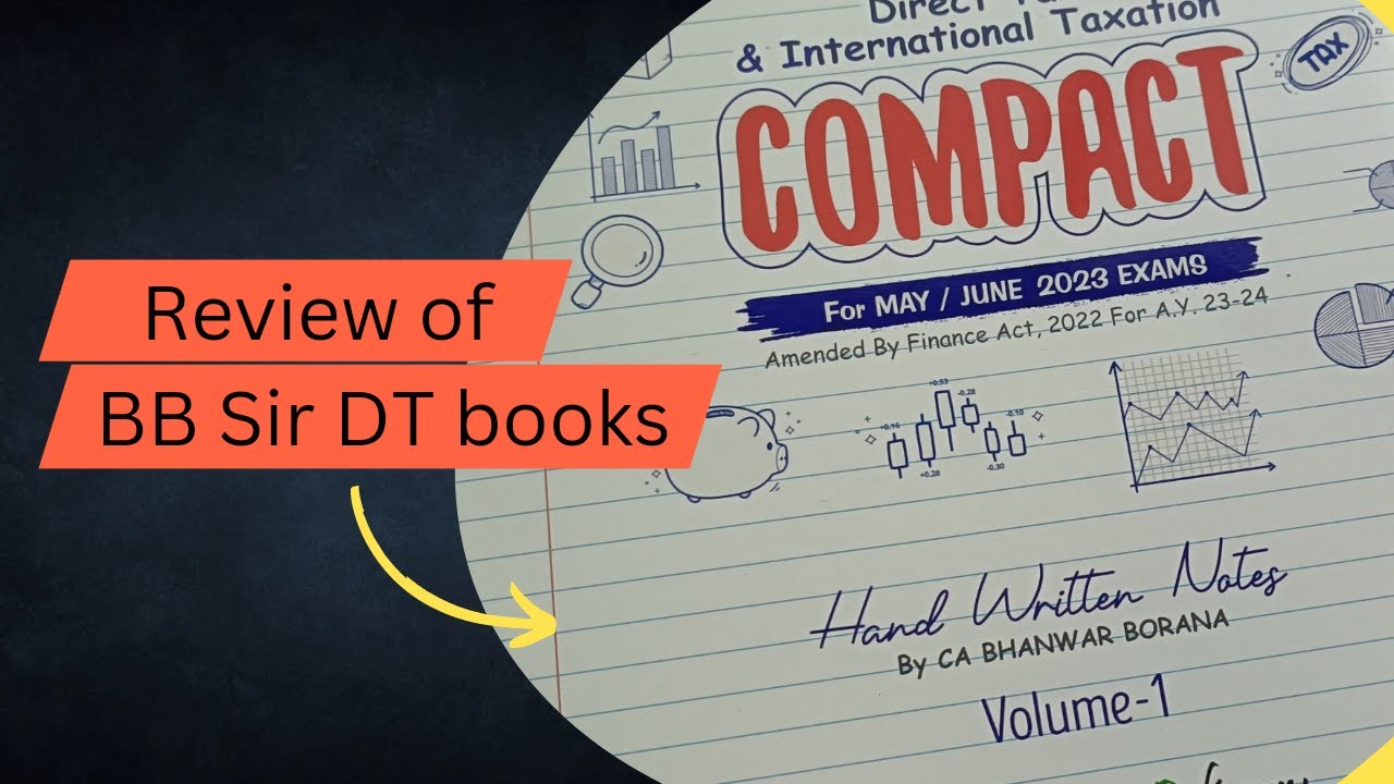 Complete Review of BB SIR CA/CMA FINAL DT BOOK | Income Tax ...