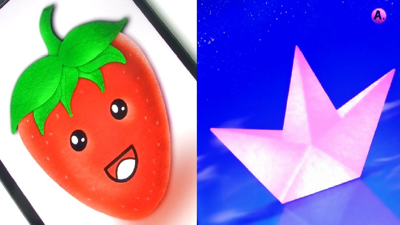 10 Minutes Of Procreate Art | Satisfying & Relaxing Art|Paper Boat Art ...