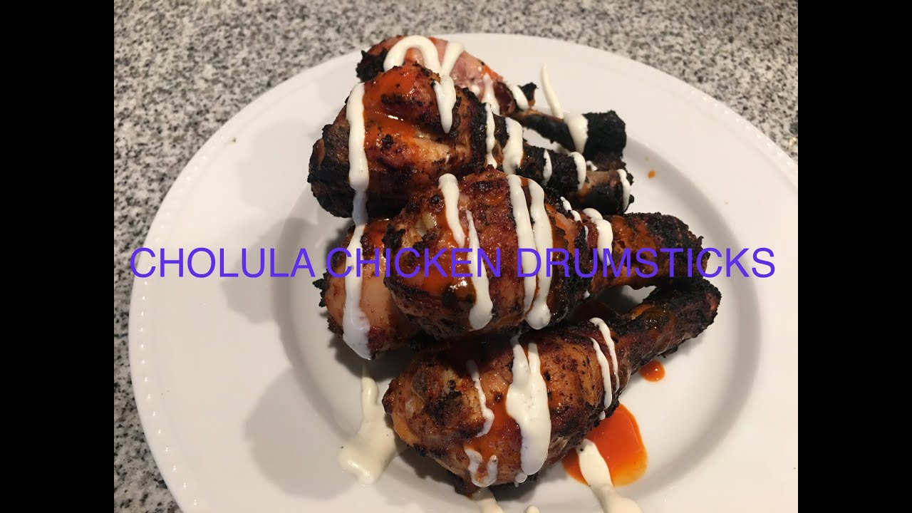 One Minute Recipe - Cholula Chicken Drumsticks - YouTube