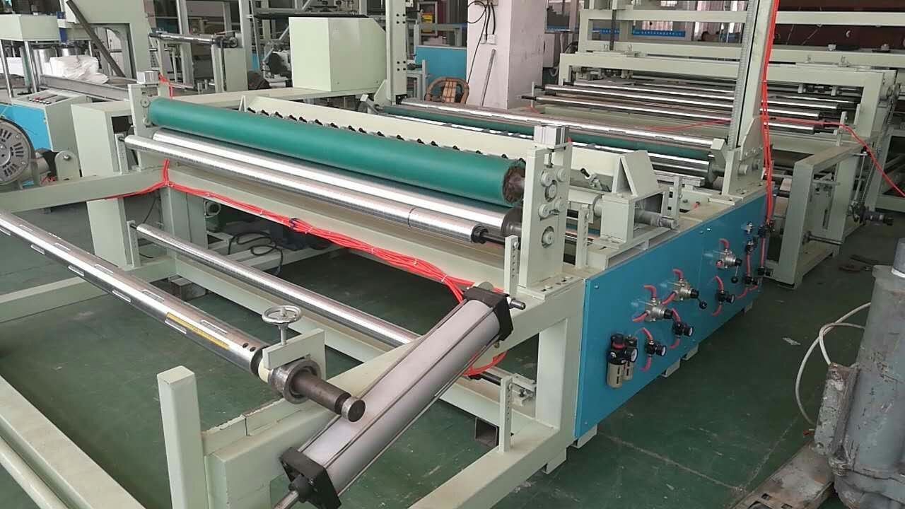 Pneumatic Slitting Machine with Perforation & Rewinding - YouTube