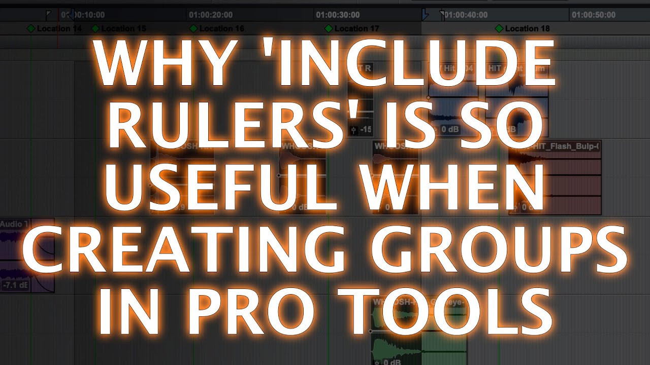 Why The Include Rulers Feature Is So Useful When Creating Groups In Pro ...