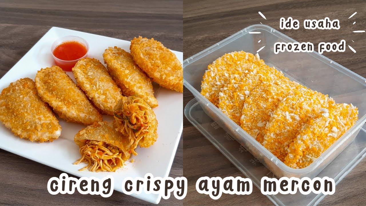 Resep Cireng Crispy Ayam Mercon | Ide Usaha Frozen Food Kekinian - YouTube