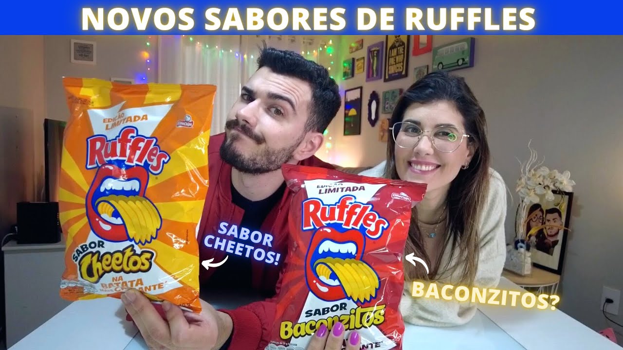 Provando as Novidades da RUFFLES | Sabor Cheetos e Baconzitos 🔥 - YouTube