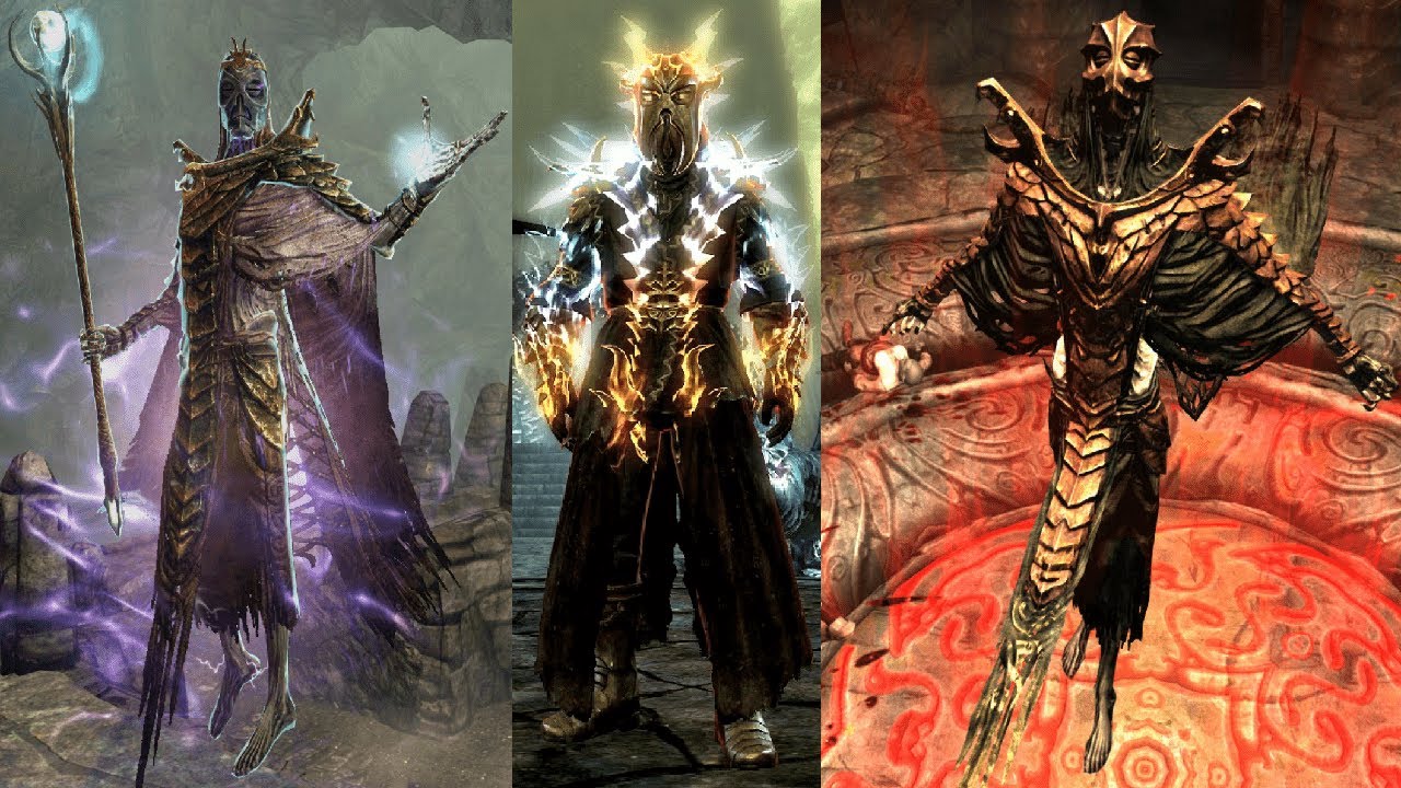 Skyrim - All Dragon Priests - YouTube