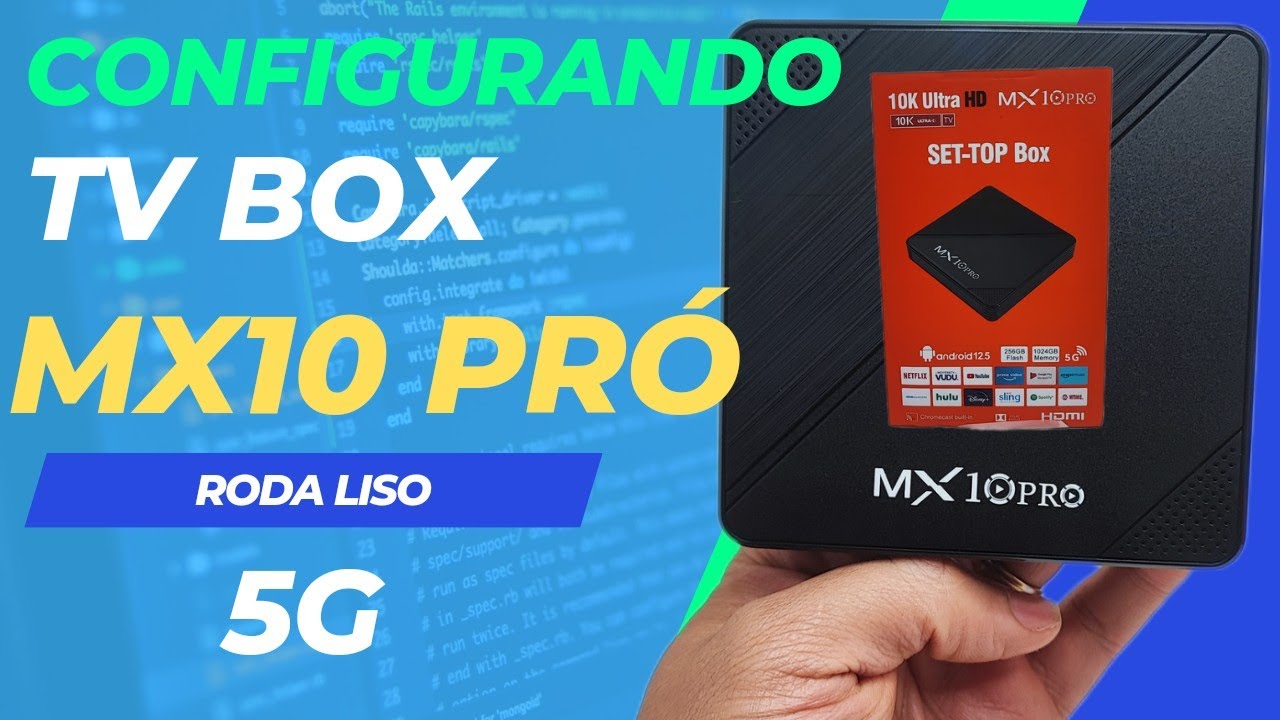CONFIGURAÇÃO TV BOX MX10 PRÓ MODELO NOVO ANDROID 12.5 TV VIRA SMART ...