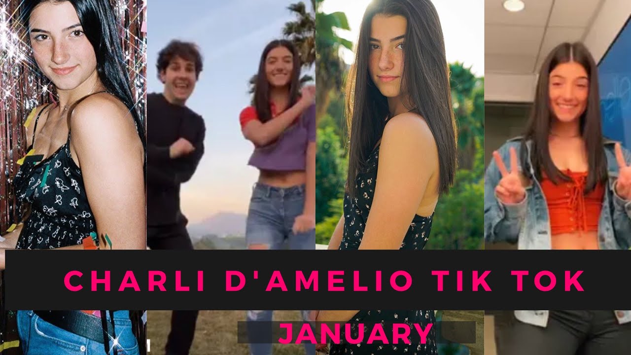 CHARLI D'AMELIO TIK TOK compilation JANUARY 2020 - YouTube